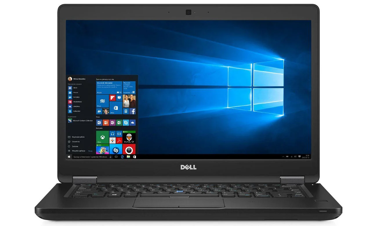 Laptop Dell Latitude 5480 / i5-7440HQ / 16GB DDR4 / 256GB SSD / 14" Full HD / Klasa A