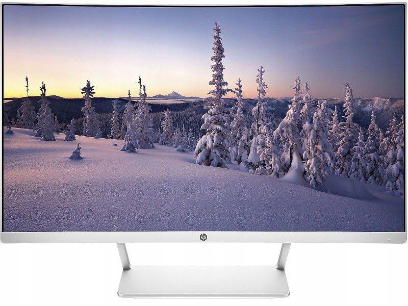 (N) Monitor HP 27SC1 27 Cali Curved Zakrzywiony FullHD HDMI Biały ...