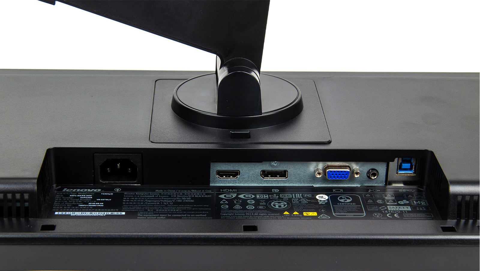 Monitor Lenovo ThinkVision LT2452pwC | 24" | WUXGA | IPS | DVI + VGA ...